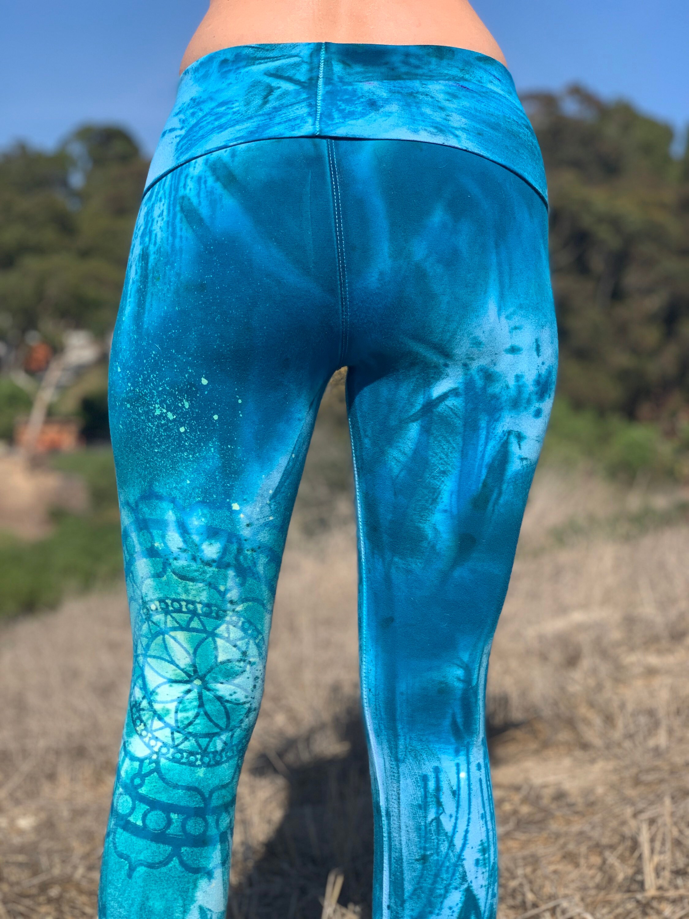Blue Dream Yoga Pants - Etsy