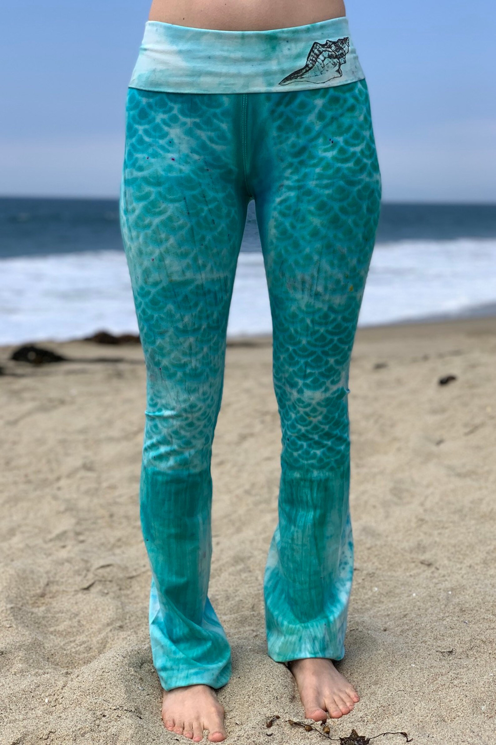 Mermaid Yoga Pants - Etsy