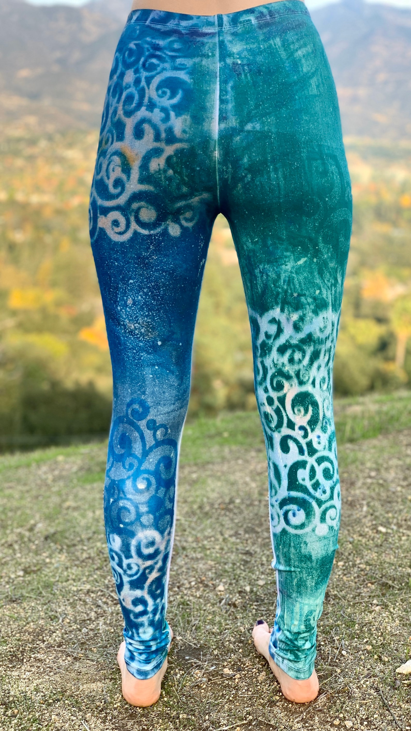 Swirl N Twirl Yoga Pants - Etsy