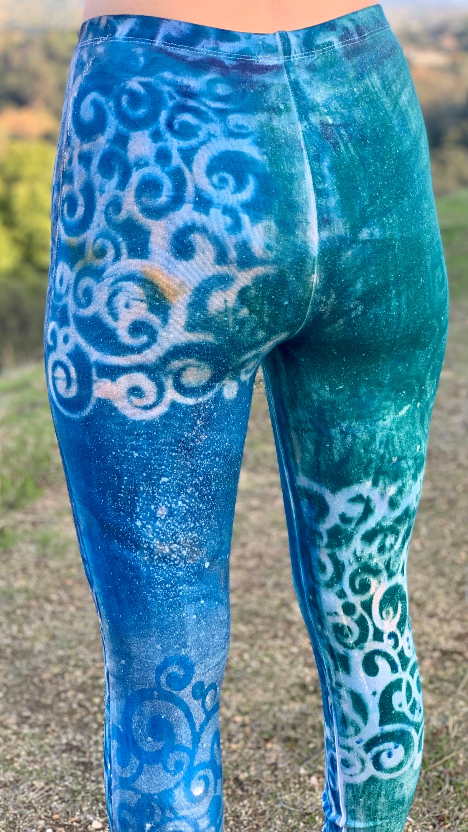 Swirl N Twirl Yoga Pants - Etsy