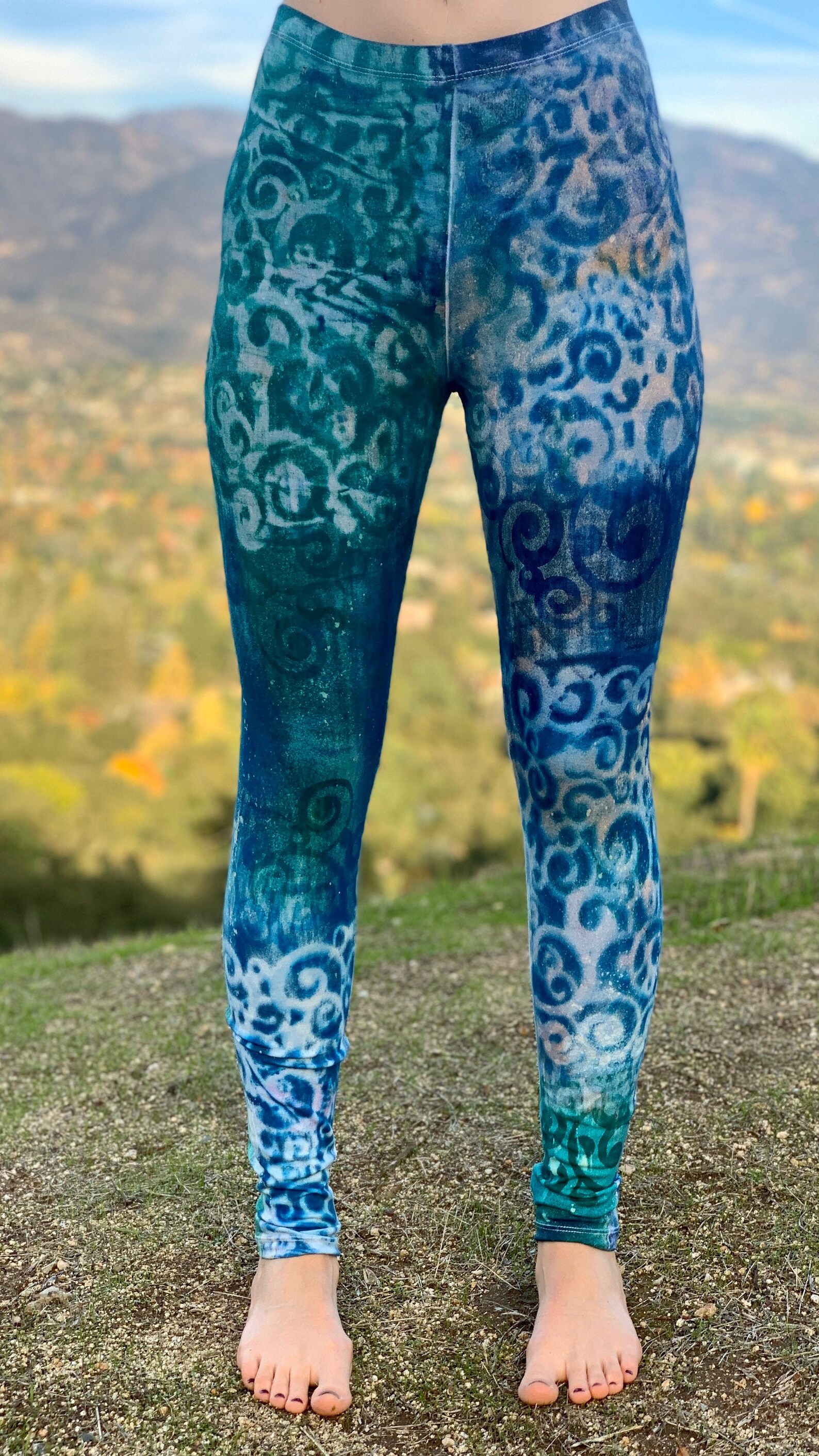 Swirl N Twirl Yoga Pants - Etsy