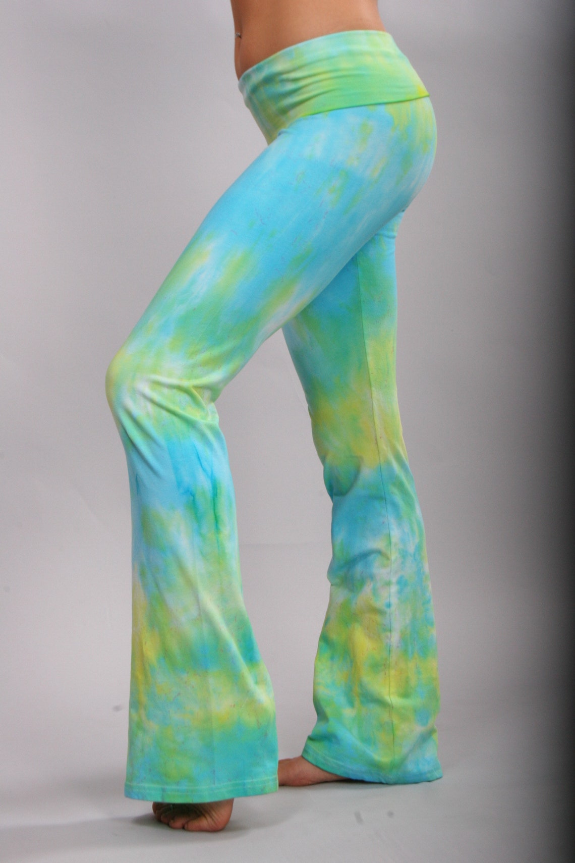 Aqua Yoga Pants - Etsy