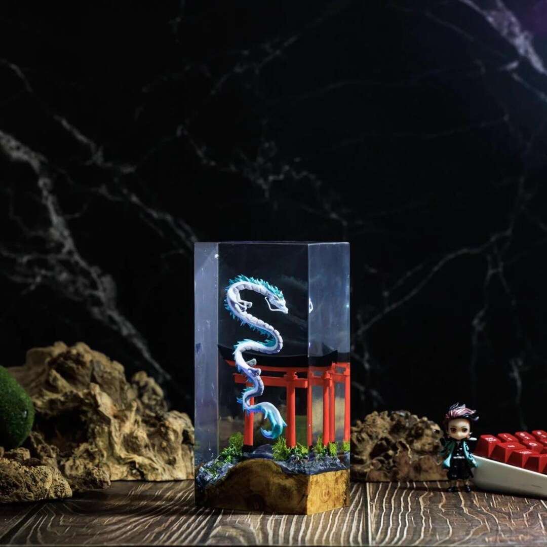 Dragon Haku Night Light Japanese Lamp Torii Gate Lamp Modern Table Lamp ...