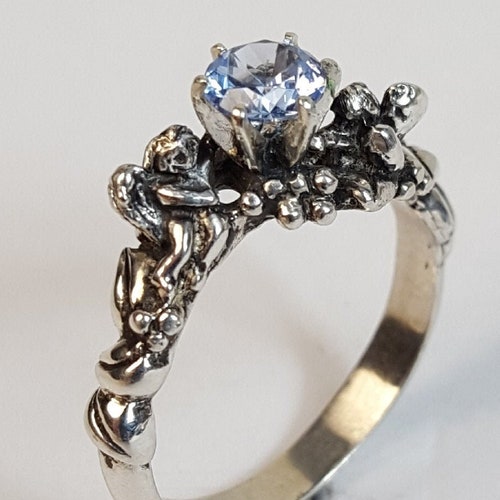 Flying Cherub Ring Angel Hand Made Original Creation - Etsy