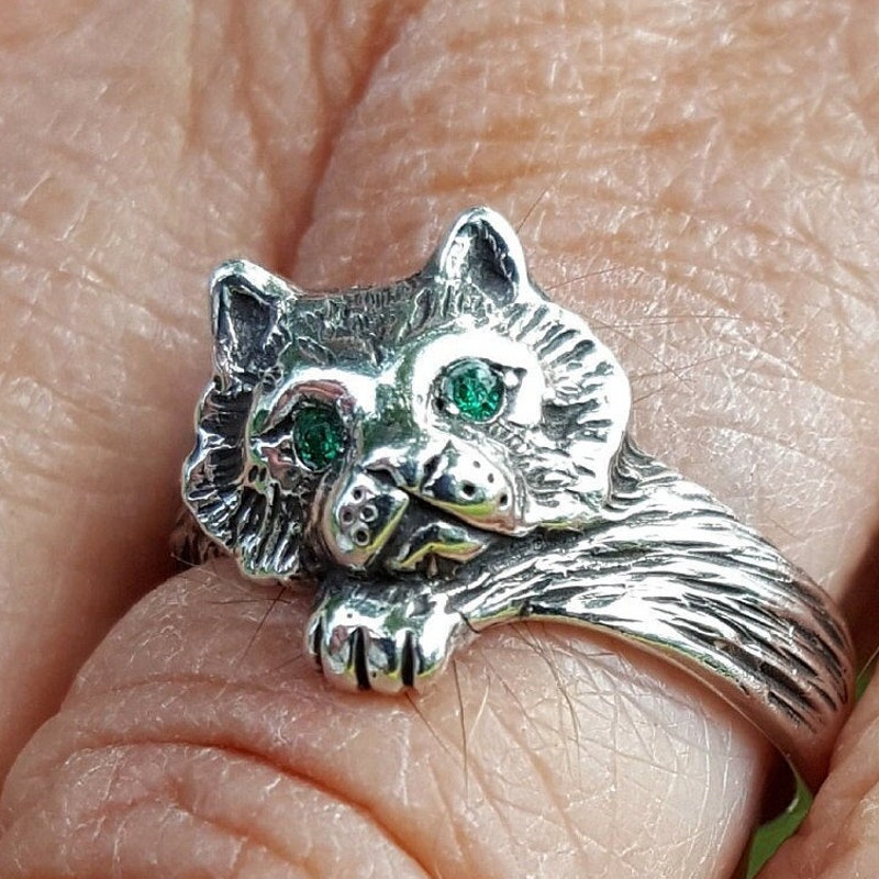 Cat Ring - Etsy