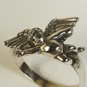 Flying Cherub Ring Angel Hand Made Original Creation - Etsy