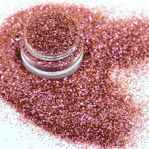 Copper Rose - Copper to Pink Color Shift Fine Glitter - Loose Glitter ...