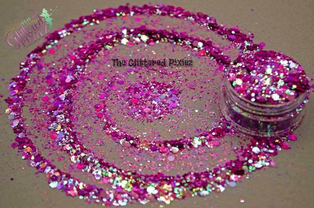 IN DREAM LAND Purple Holo Glitter Fun Super Sparkly Loose Glitter 4 ...
