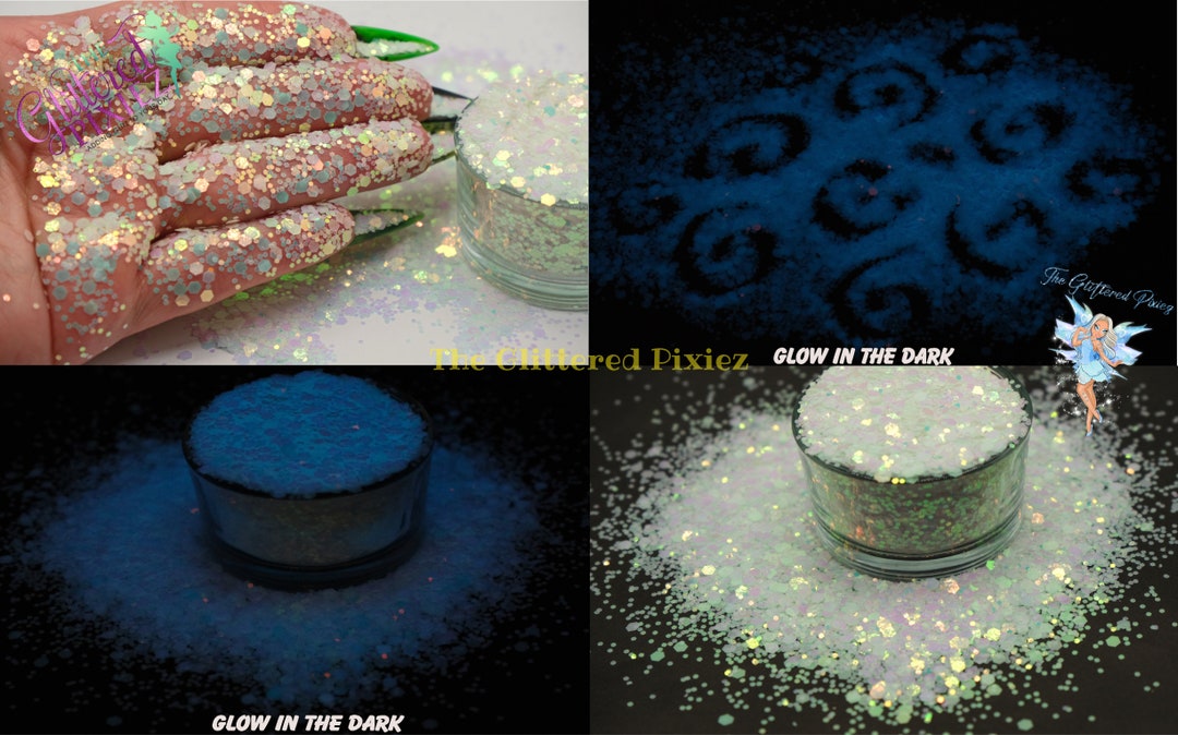 SEA LIFE GLOW Glow in the Dark Glitter Mix Fun Loose Glitter - Etsy