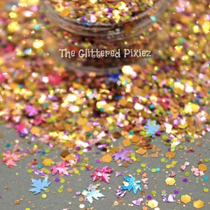 AUTUMN DAYS Glitter Mix -AUTUMN Fall Loose Glitter for Nail Art, Hair ...