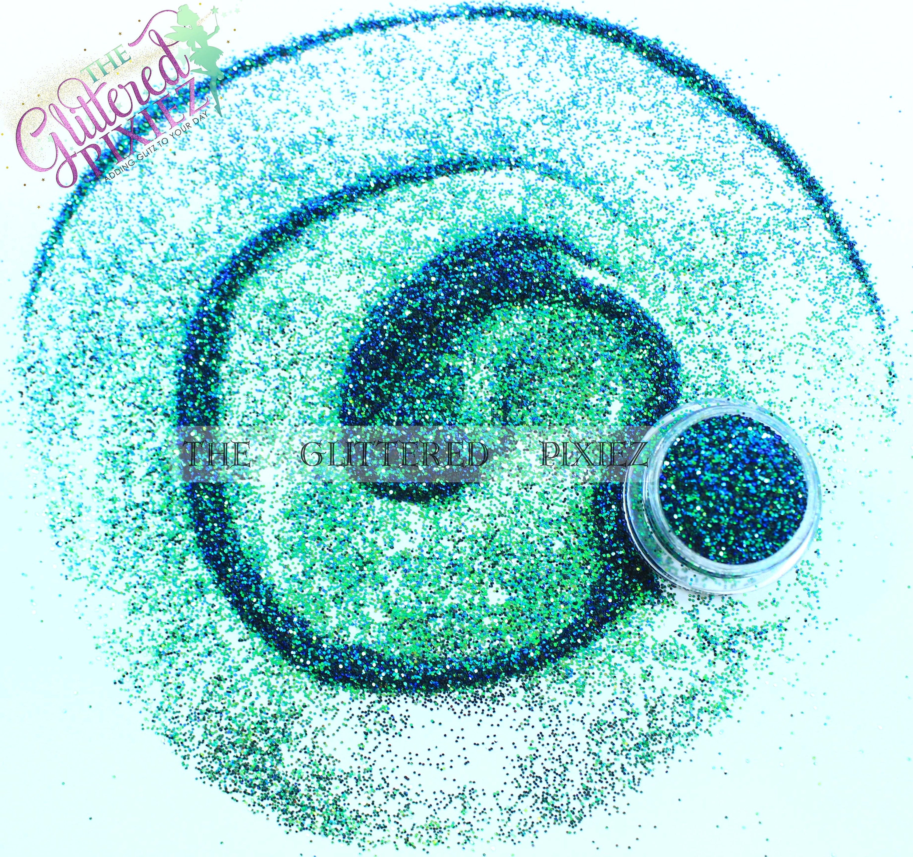 Peacock - Color Shift Green to Blue Fine Glitter Loose Glitter for Nail ...