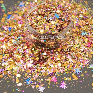 AUTUMN DAYS Glitter Mix -AUTUMN Fall Loose Glitter for Nail Art, Hair ...