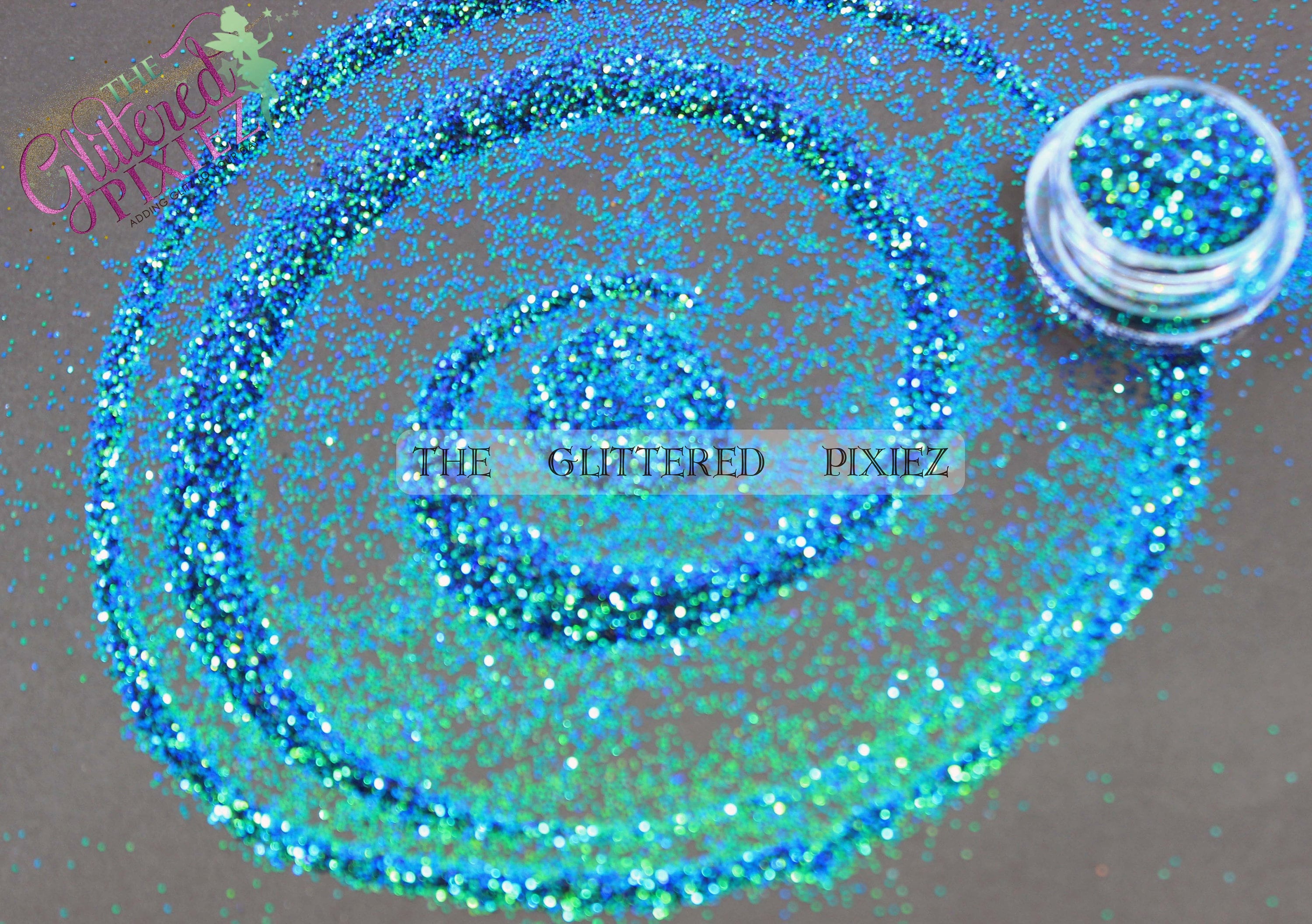 Peacock - Color Shift Green to Blue Fine Glitter Loose Glitter for Nail ...