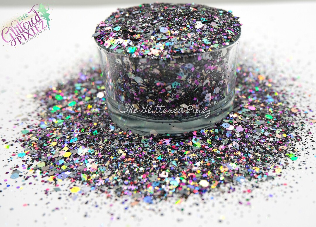 PUNK ROCK Glitter Mix Sparkly Holographic Fun Loose Glitter for Nail ...