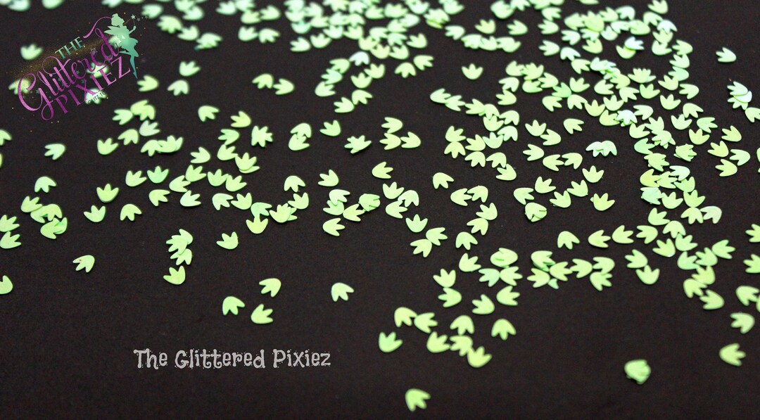 GRASS TUFT Grass Shape Glitter Cute Fun Loose Glitter for Nail Art Hair ...