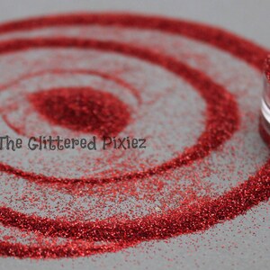 INFERNO Red Holographic Extra Fine Glitter Loose Glitter for Nail Art ...