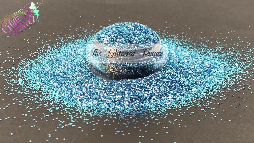 Frozen- Color Shift Blue to Silver Fine Glitter Loose Glitter for Nail ...