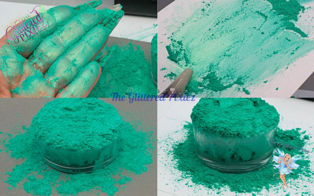 MERMAID SHIMMER Mica Fun Shimmery Natural Mica Powder for Nail Art ...