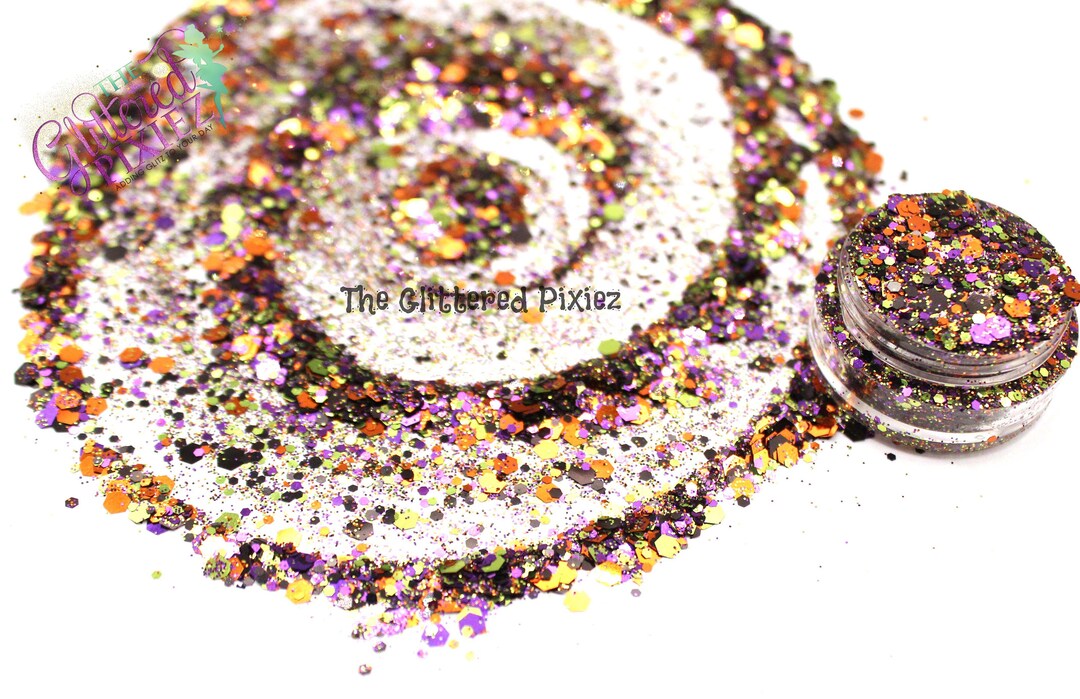 WITCHES BREW Halloween Glitter Mix Loose Glitter for Nail Art, Hair ...