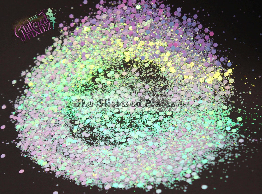 HYPATIA Iridescent Glitter Mix Super Cute Fun Loose Glitter for Nail ...
