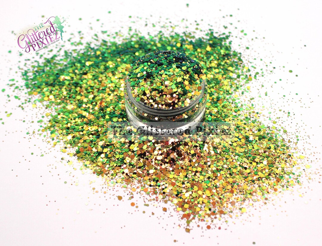 SIRENS SONG- Copper to Green Color Shift Chunky Mix Glitter - Loose ...
