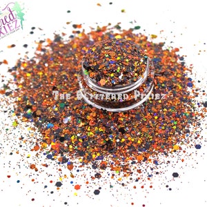 TRICK OR TREAT Halloween Glitter Mix Loose Glitter for Nail Art, Hair ...