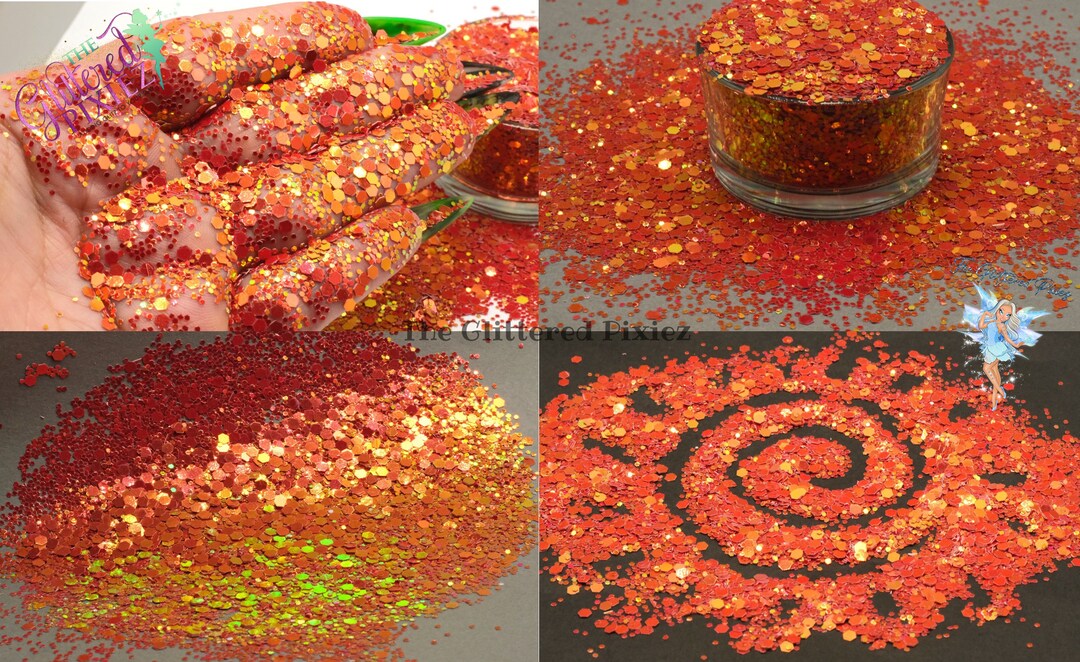 ISLAND GIRL Glitter Mix Unique Sparkly Fun Loose Glitter for Nail Art ...