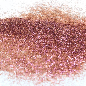 Copper Rose - Copper to Pink Color Shift Fine Glitter - Loose Glitter ...