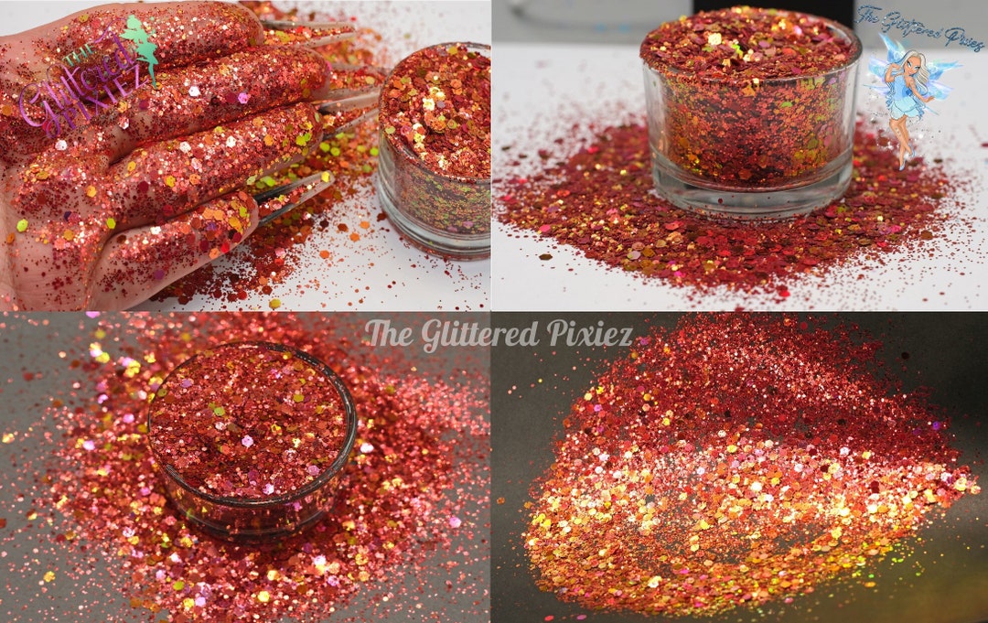 ORONZIO Color Shift Holographic Glitter Cute Fun Loose Glitter for Nail ...
