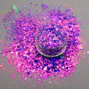 ANOMALY Color Shift Holographic Glitter Fun Loose Glitter for Nail Art ...