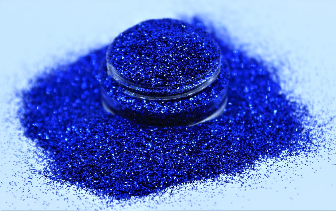 Sapphire Sparks - Blue Extra Fine Glitter Loose Glitter for Nail Art ...