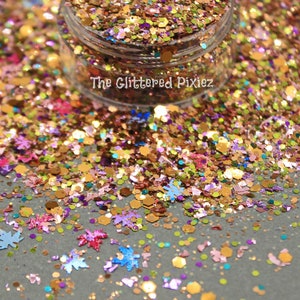 AUTUMN DAYS Glitter Mix -AUTUMN Fall Loose Glitter for Nail Art, Hair ...