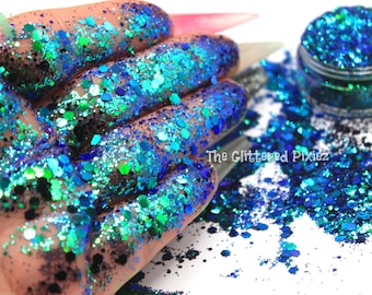 ANOMALY Color Shift Holographic Glitter Fun Loose Glitter for Nail Art ...