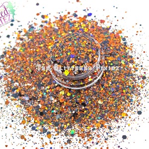 TRICK OR TREAT Halloween Glitter Mix Loose Glitter for Nail Art, Hair ...