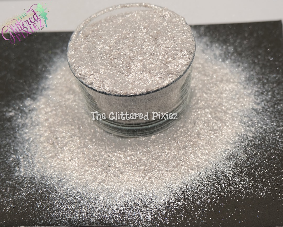 PLATINUM ICE SPARKLE Mica Fun Shimmery Natural Mica Powder for Nail Art ...
