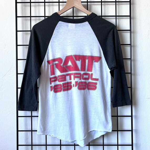 Vintage 1985 RATT Patrol Raglan Sleeve T-Shirt - Gem