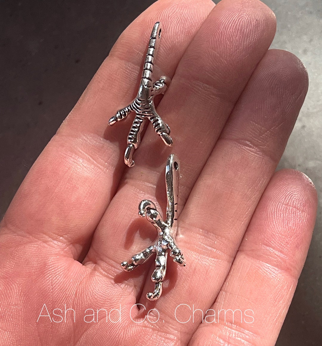 Chicken Foot Pendant, Perfect for a Necklace X 1 - Etsy