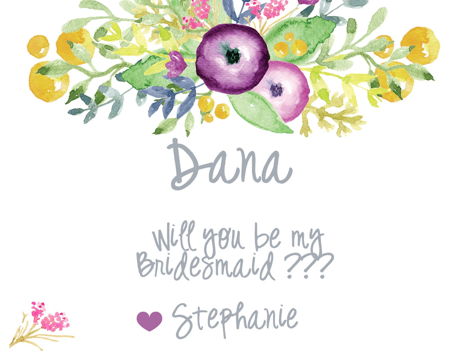 Bridal Party Proposal Cards Personalized With Envelopes Will - Etsy