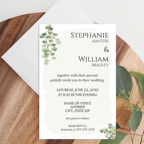 Canadian Wedding Invitations