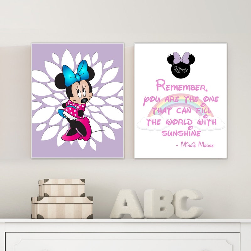 Minnie Mouse Print - Etsy