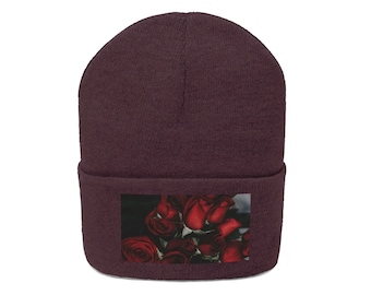 Rose Beanie - Etsy
