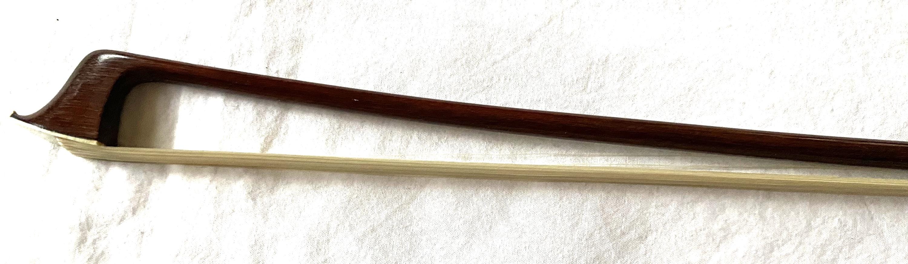 Old German Violin Bow by FRANZ ALBERT NURNBERGER Sr., Made Ca 1875 ...