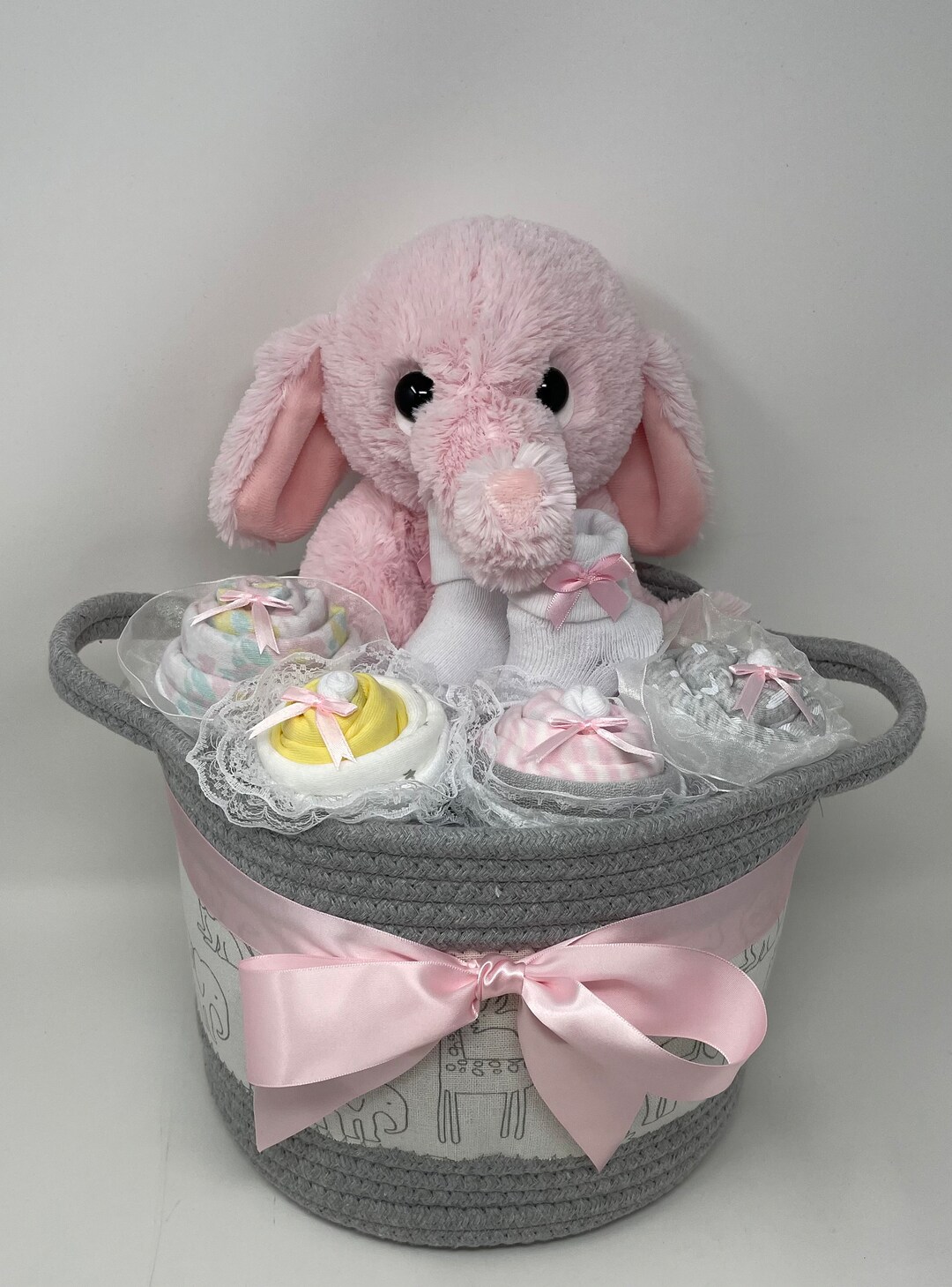 Baby Girl, Shower Gift, Welcome Baby Gift Basket, Gift for Baby, New ...