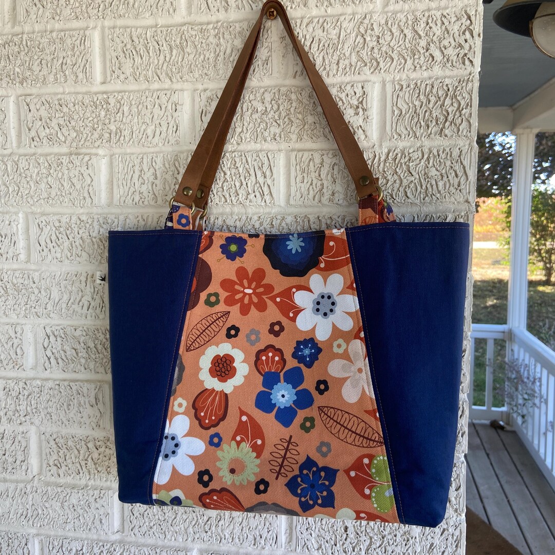 Flower Power Shoulder Tote - Etsy