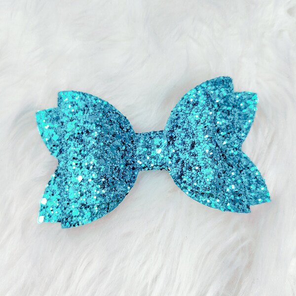 Turquoise Hair Bows - Etsy