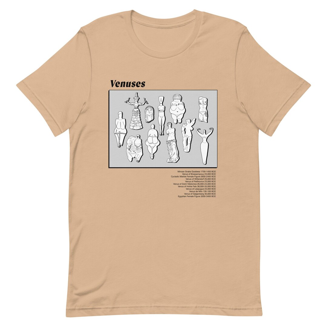 Front & Back Venuses Short-sleeve Unisex T-shirt - Etsy