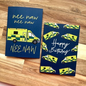 Ambulance Birthday Card, Nhs, Emergency Services, Happy Birthday ...