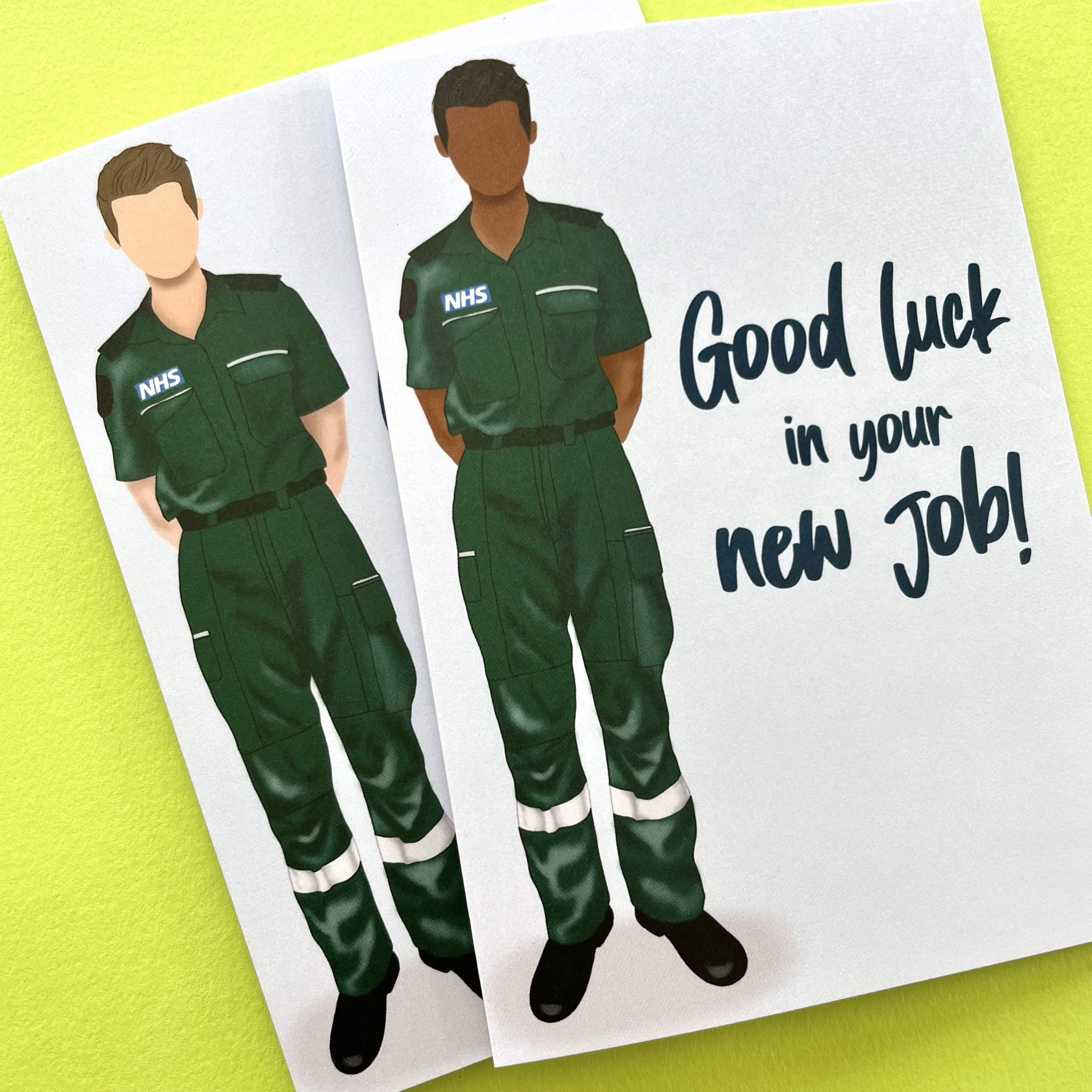 Paramedic New Job Card: NHS Emergency Services Gift - Etsy UK