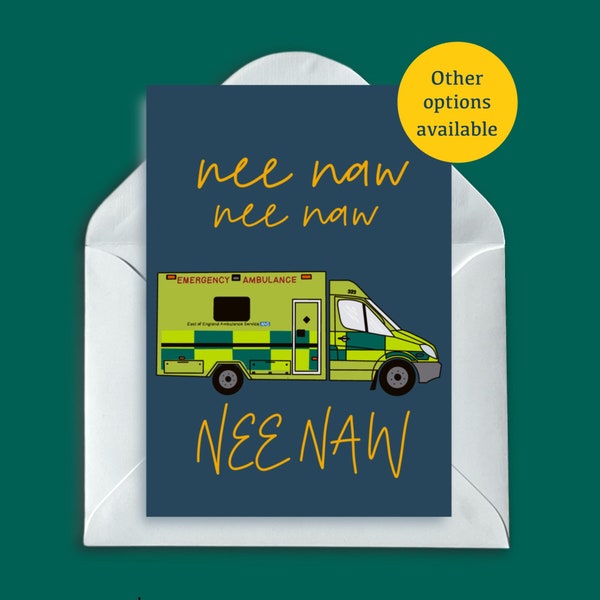 Ambulance Card - Etsy