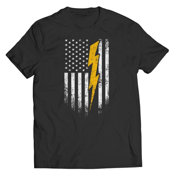 Electrician T Shirt Design - Etsy